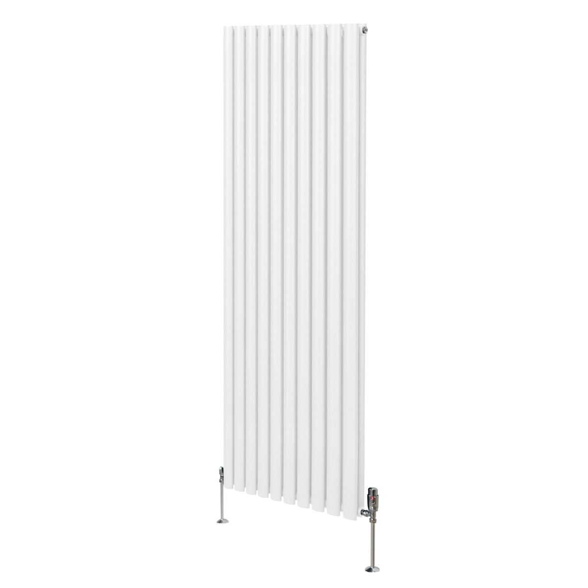 Oval Column Radiator & Valves - 1800mm x 600mm – White – Monster Shop IE