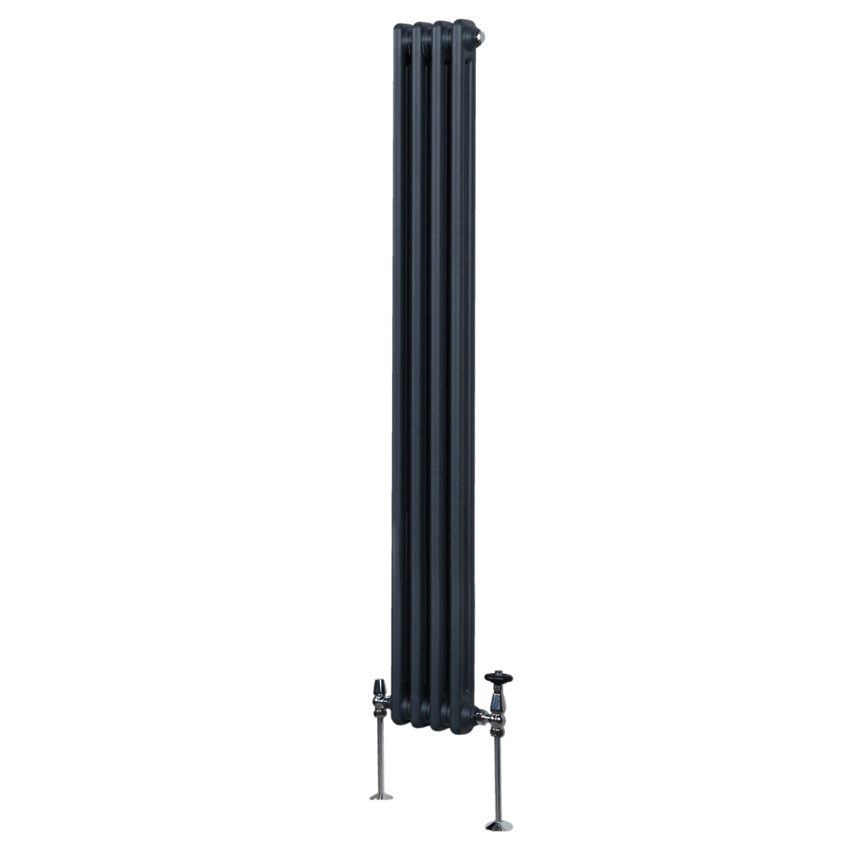 Traditional 2 Column Radiator - 1800 x 202mm - Anthracite Grey ...